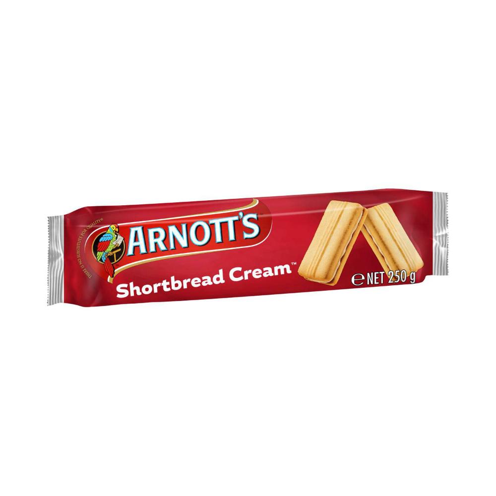 Arnott's Shortbread Cream Biscuits | 250g – Australian Snacks