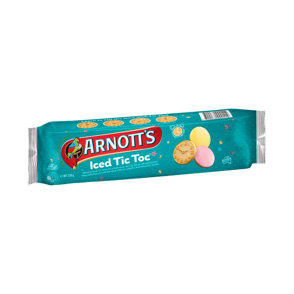 Arnott's Iced Tic Toc Biscuits | 250g – Australian Snacks